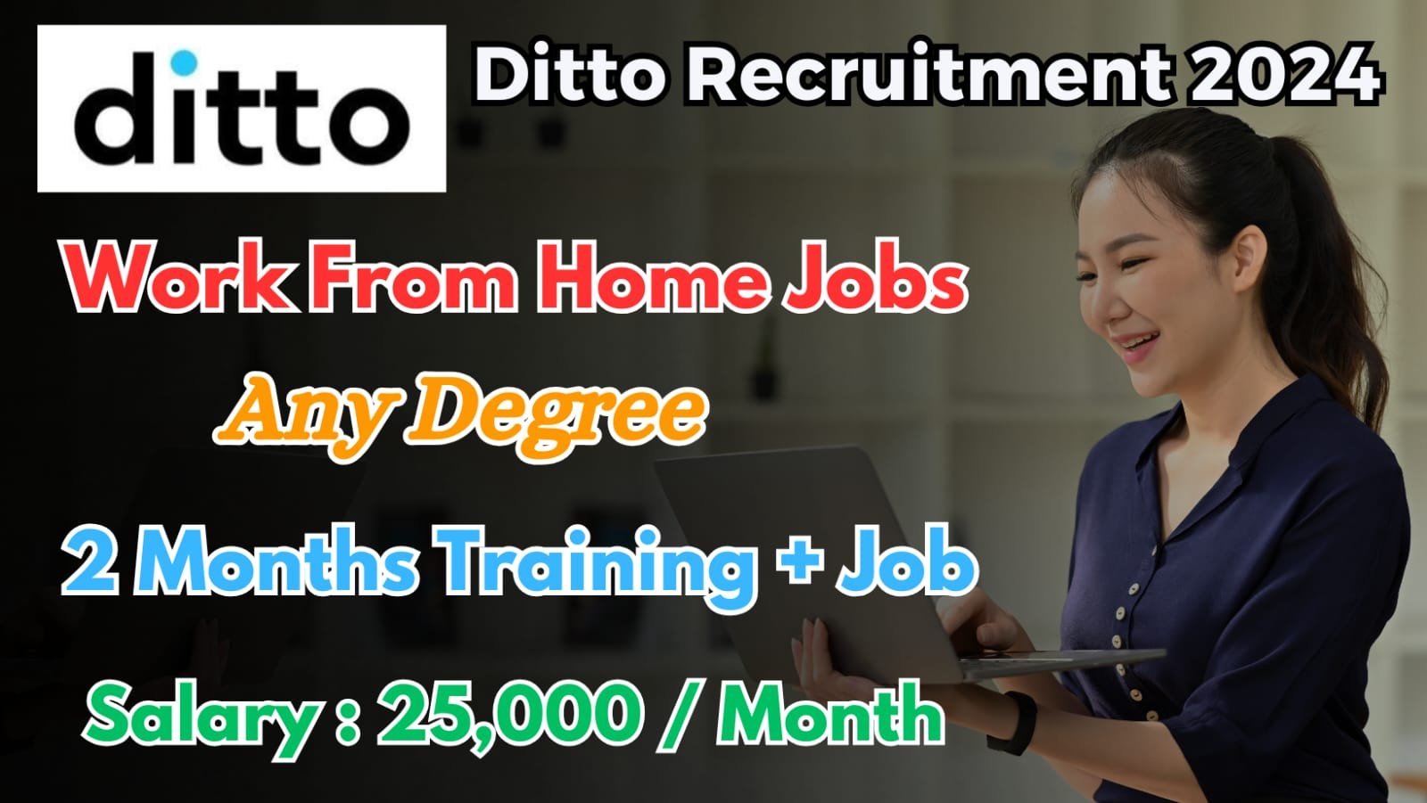 Ditto కంపెనీలో పర్మనెంట్ Work From Home జాబ్స్ | Ditto Recruitment 2024 ...