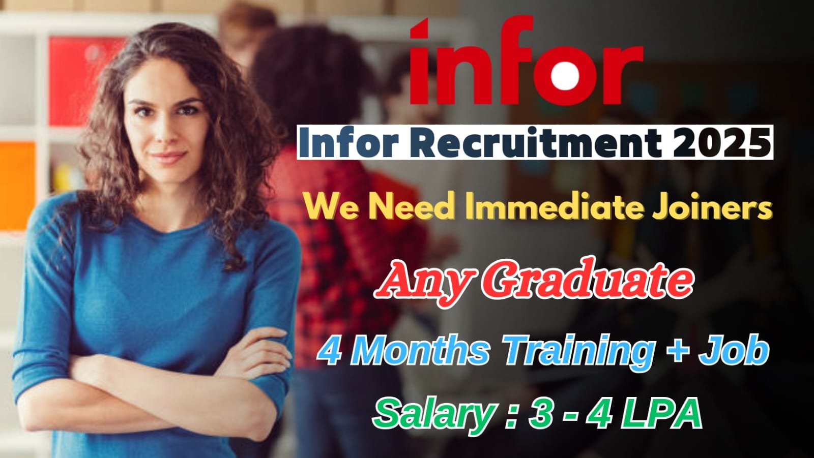 వెంటనే జాబ్ లో జాయిన్ అయ్యే వారు కావాలి | Infor Recruitment 2025 ...